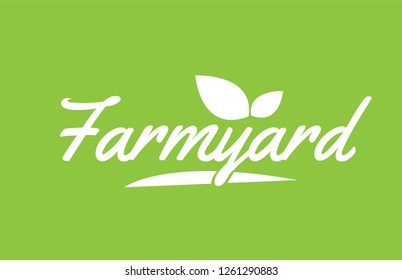 Farm Stand Hand Lettering Illustration Farmers Stock Vector (Royalty ...