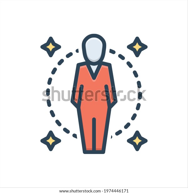 Fascinating Person Colorful Vector Illustration Icon Stock Vector ...