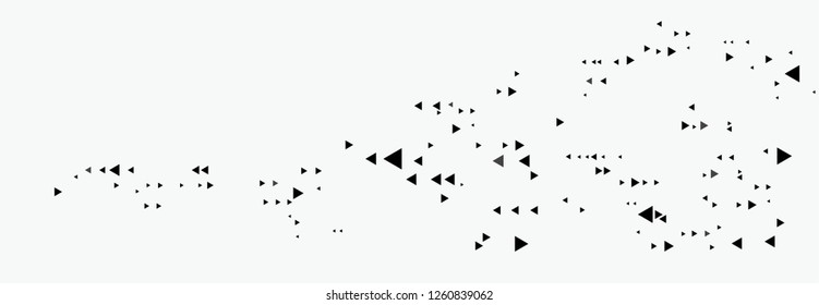 Fashion Design Print Triangle Pattern Stock Vector (Royalty Free ...