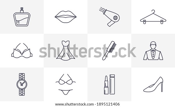 Fashion Icon Logo Concepts Vector Creative Stock Vector (Royalty Free ...