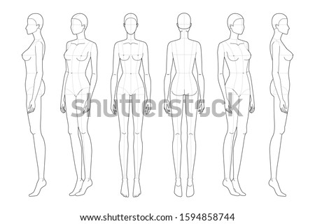 Female Drawing Template | Free download on ClipArtMag