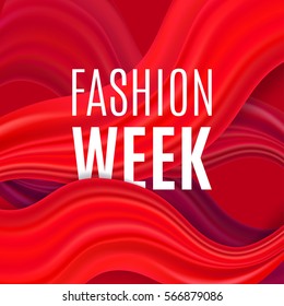 Fashion Week Background Design Vector Illustration Stock Vector ...