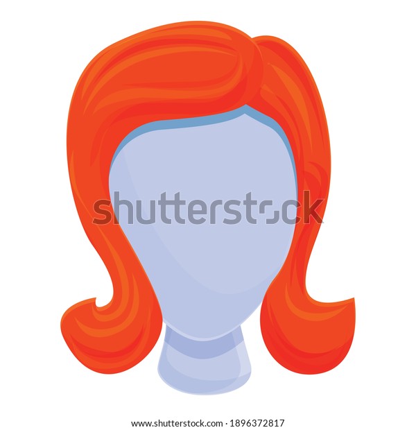 Fashion Wig Icon Cartoon Fashion Wig Stock Vector (Royalty Free ...