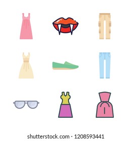 Fashionable Icon Set Vector Set About Stock Vector (Royalty Free ...