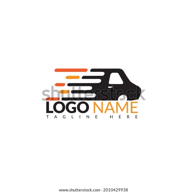 Fast Aerodynamic Logo Template Design Truck Stock Vector (Royalty Free ...