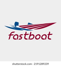 Fast Boat Logo Vector Design Illustration Stock Vector (Royalty Free ...