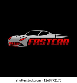 Fast Car Icon Logo Vector Illustration Stock Vector (Royalty Free ...