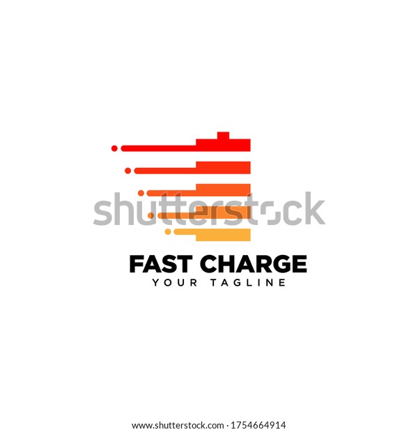 Fast Charge Logo Design Template Stock Vector (Royalty Free) 1754664914 ...