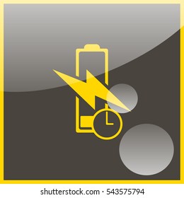 Fast Charging Icon Stock Vector (Royalty Free) 543575794 | Shutterstock