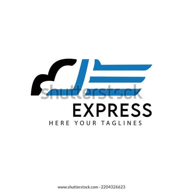 Fast Delivery Car Logo Cargo Design Stock Vector (Royalty Free ...