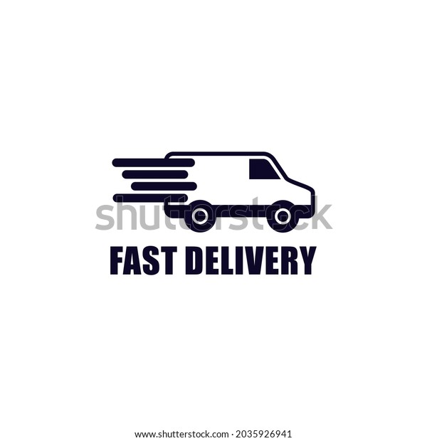 Fast Delivery Car Logo Vector Illustration Stock Vector (Royalty Free ...