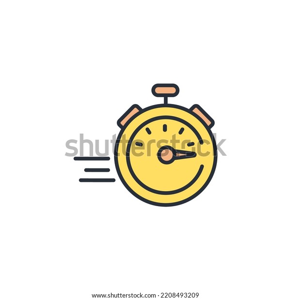 Fast Delivery Icons Symbol Vector Elements Stock Vector (Royalty Free ...