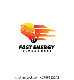 Fast Energy Logo Design Template Stock Vector (Royalty Free) 1769112242 ...