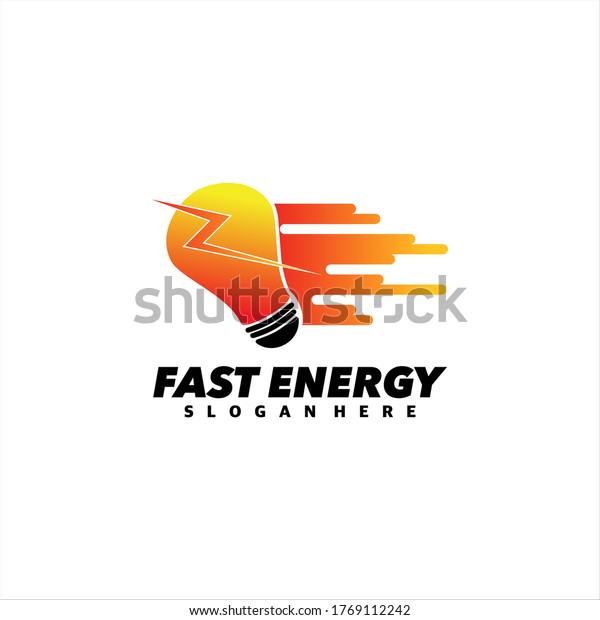 Fast Energy Logo Design Template Stock Vector (Royalty Free) 1769112242 ...