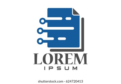 Fast File Transfer Logo Stock Vector (Royalty Free) 624720413 ...