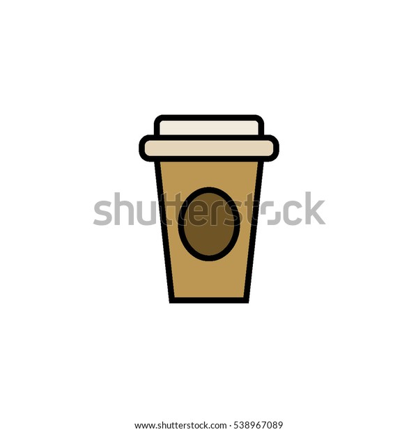 Fast Food Coffee Cup Stock Vector (Royalty Free) 538967089 | Shutterstock