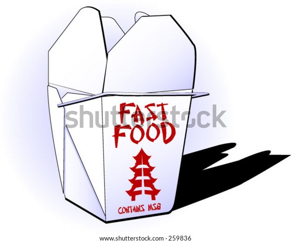 Fast Food Vector Chinese Takeaway Container : image vectorielle de ...