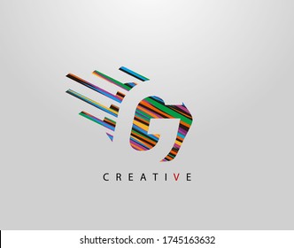 Fast G Letter Logo Creative Modern Stock Vector (Royalty Free) 1745163632