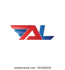 Fast Initial Letter Al Logo Vector Stock Vector (Royalty Free ...