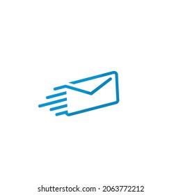 Fast Mail Logo Vector Icon Illustration Stock Vector (Royalty Free ...