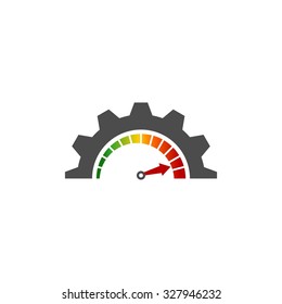Fast Mechanic Gear Logo Design Template Stock Vector (Royalty Free ...