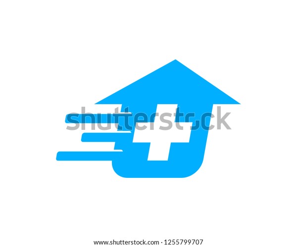 Fast Medical Logo Design Template Stock Vector (Royalty Free ...