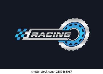 Fast Racing Wheel Blue Logo Stock Vector (Royalty Free) 2189463067 ...