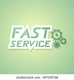 Fast Service Icon Stock Vector (Royalty Free) 497239768 | Shutterstock