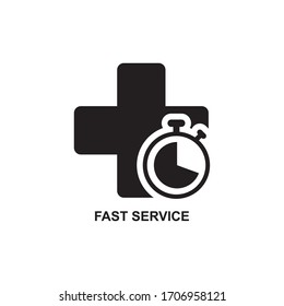 Fast Service Icon Express Icon Stock Vector (Royalty Free) 1706958121 ...