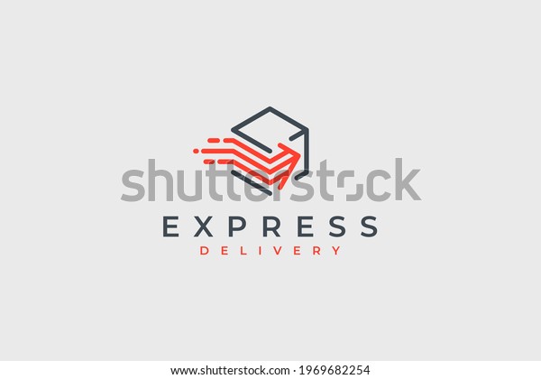 Fast Shipping Delivery Logo Black Hexagonal Stock Vector (Royalty Free ...