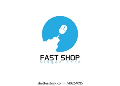 Fast Shop Logo Stock Vector (Royalty Free) 740264035 | Shutterstock