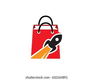 Fast Shop Logo Template Design Vector Stock Vector (Royalty Free ...