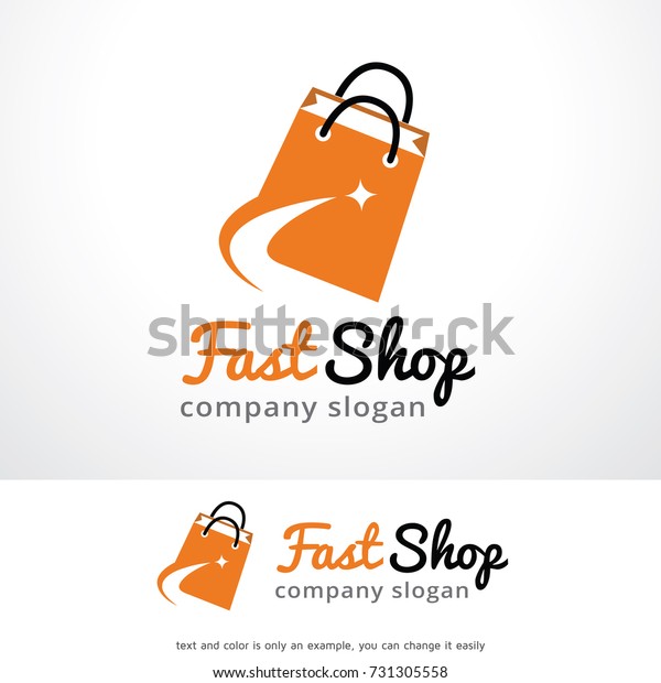Fast Shop Logo Template Design Vector, Emblem, Design Concept, Creative ...
