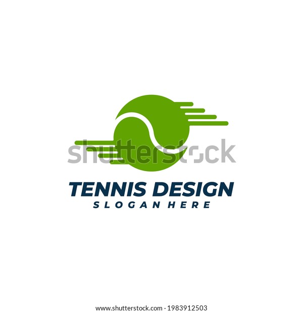 Fast Tennis Logo Vector Template Creative Stock Vector (Royalty Free ...