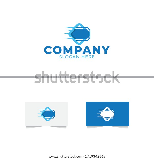 Fast Ticket Logo Design Template Stock Vector (Royalty Free) 1719342865 ...