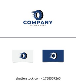 Fast Tire Logo Design Vector Template Stock Vector (Royalty Free ...