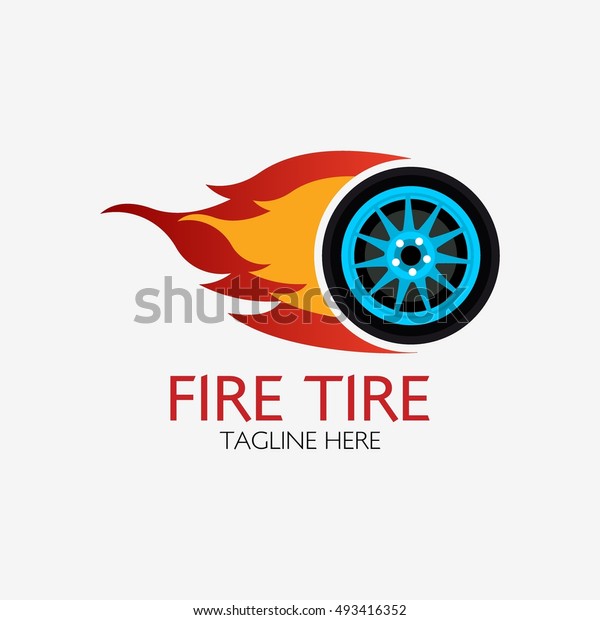 Fast Tire Logo Template Design Vector Stock Vector (Royalty Free ...