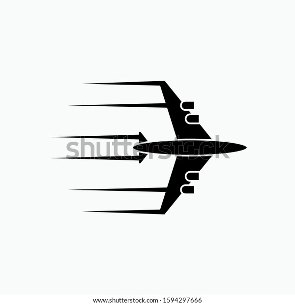 Fast Transportation Icon Vector Sign Symbol Stock Vector (Royalty Free ...