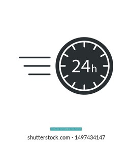 Fast Turnaround Icon Vector Illustration Logo: vector de stock (libre ...