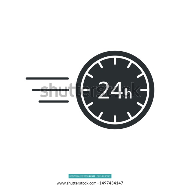 Fast Turnaround Icon Vector Illustration Logo Stock Vector (Royalty ...