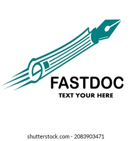 Fastdoc Vector Logo Template Illustrationthis Logo Stock Vector ...