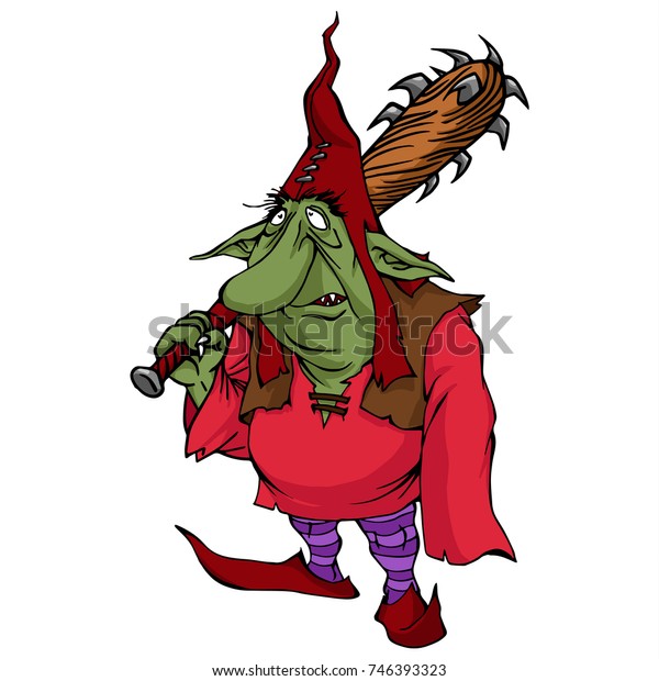 Fat Goblin Cudgel Stock Vector (Royalty Free) 746393323 | Shutterstock