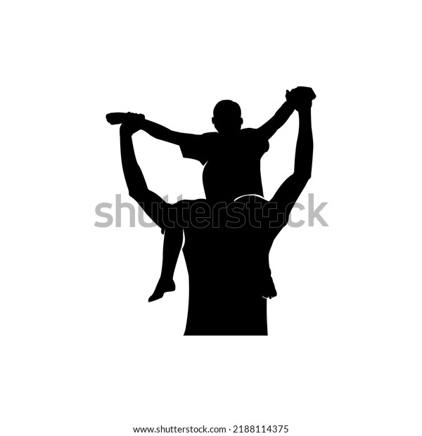 Father Son Logo Design Inspiration Vector: เวกเตอร์สต็อก (ปลอดค่า ...