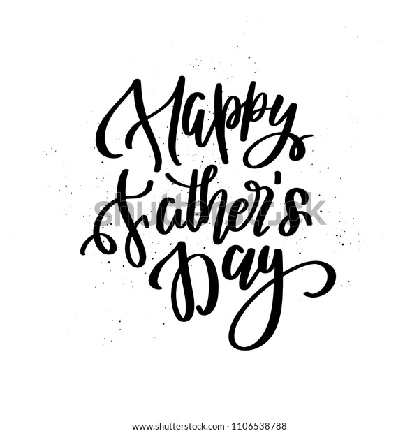 Fathers Day Typography Cards Vector Calligraphy 스톡 벡터(로열티 프리) 1106538788