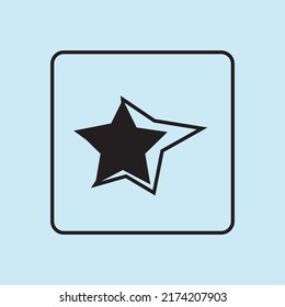 Favorite Icon Vector Illustration Star Symbol Stock Vector (Royalty ...