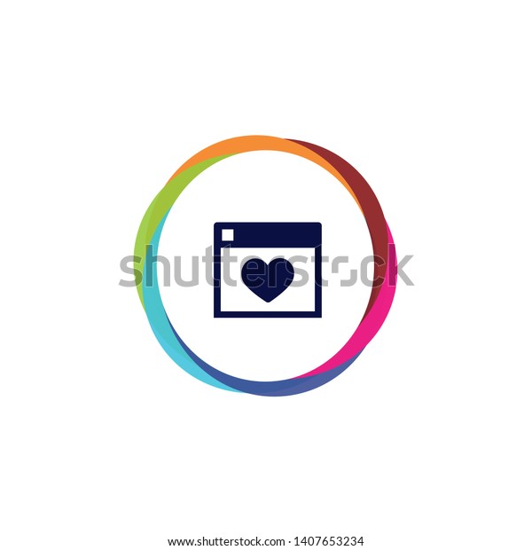 Favorite Page Vector App Icon Stock Vector (Royalty Free) 1407653234 ...