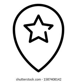Favorite Place Icon Vector Graphics Stock Vector (Royalty Free ...