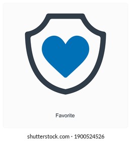 Favorite Preferred Icon Concept Stock Vector (Royalty Free) 1900524526 ...