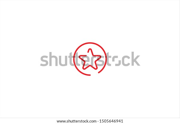 Favorites Button Icon Trendy Flat Style Stock Vector (Royalty Free ...
