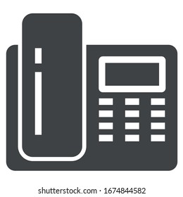 Fax Machine Black On White Background Stock Vector (Royalty Free ...